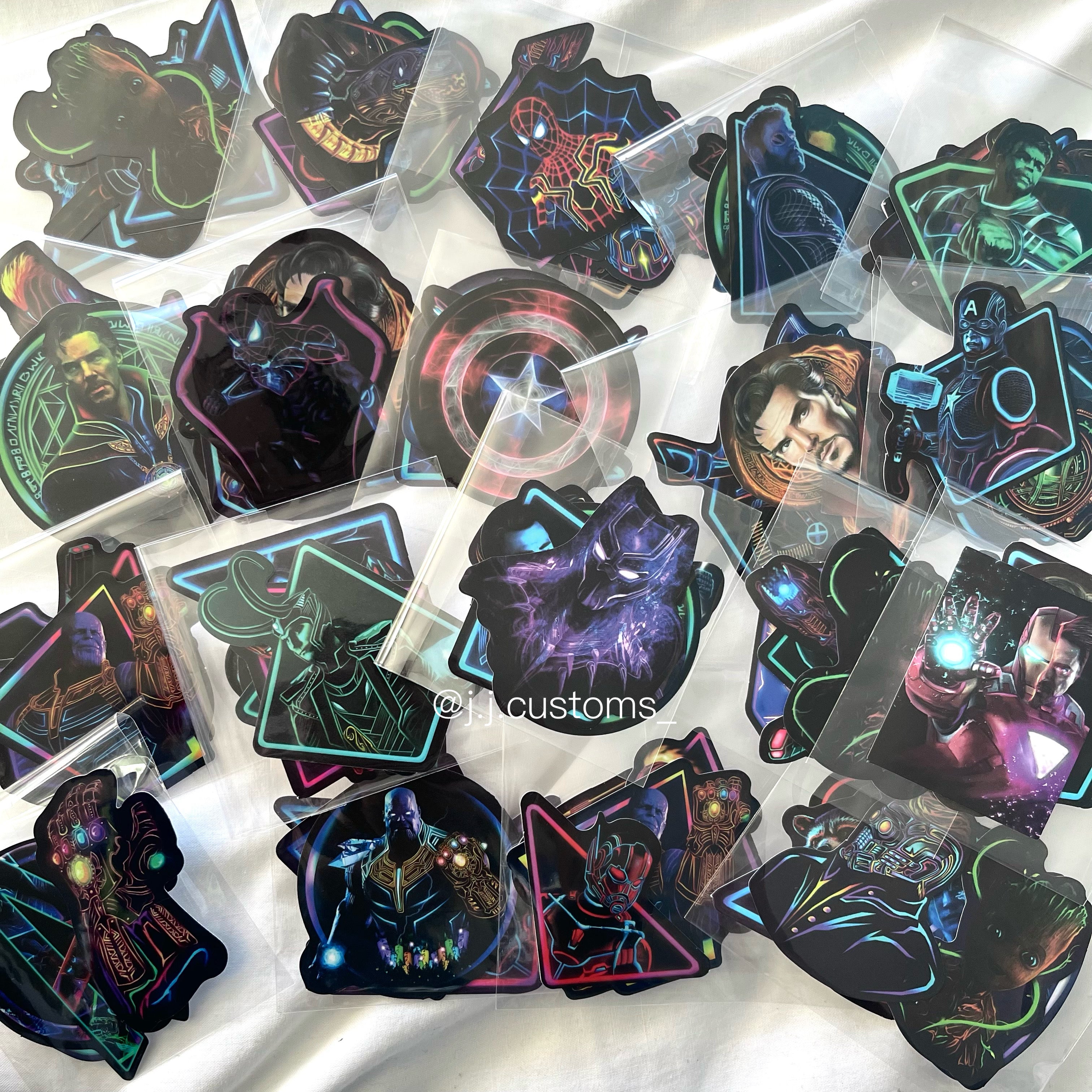 Heroes Stickers – JJ Customs