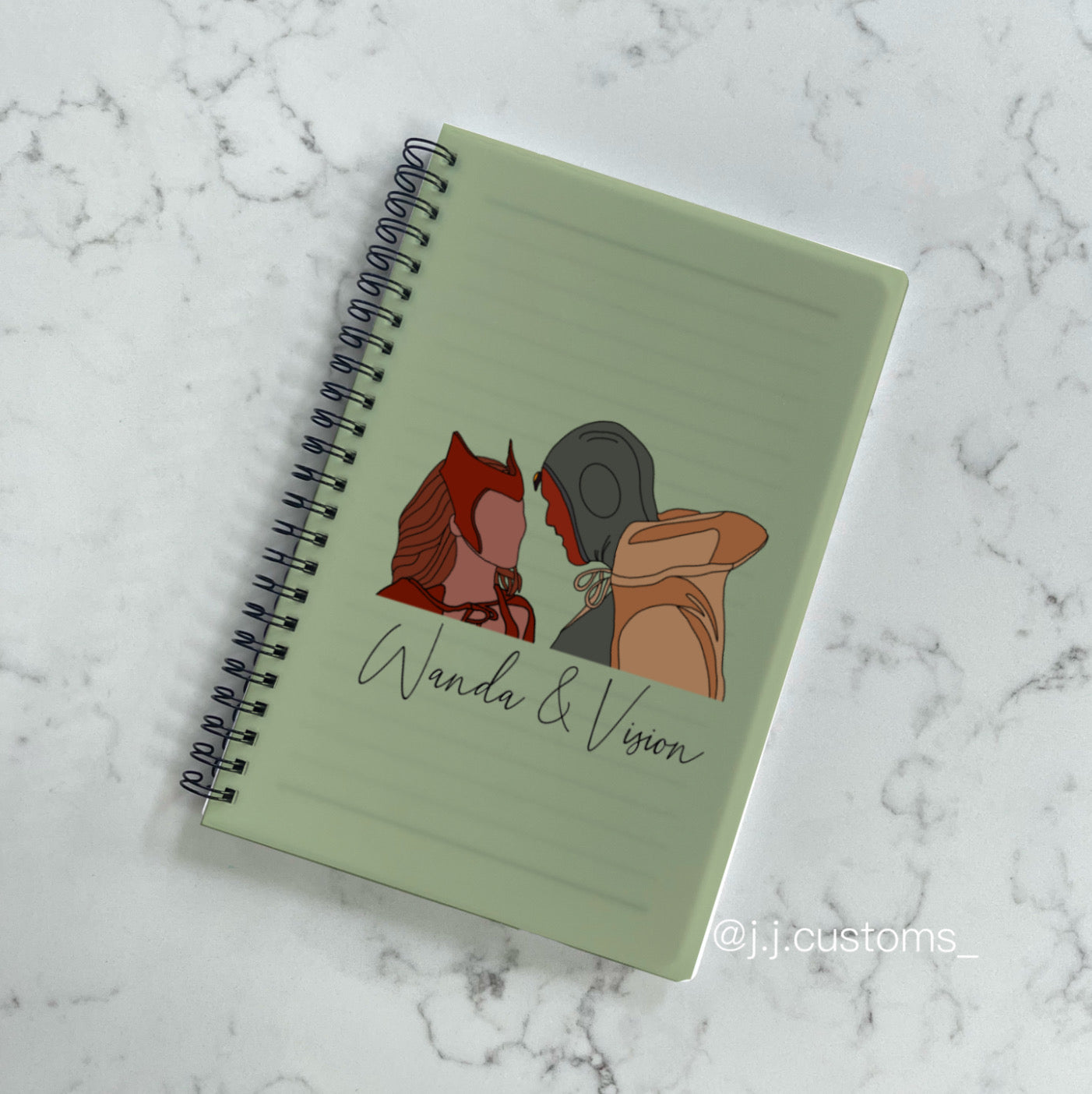 Wanda & Vis Notebook – JJ Customs