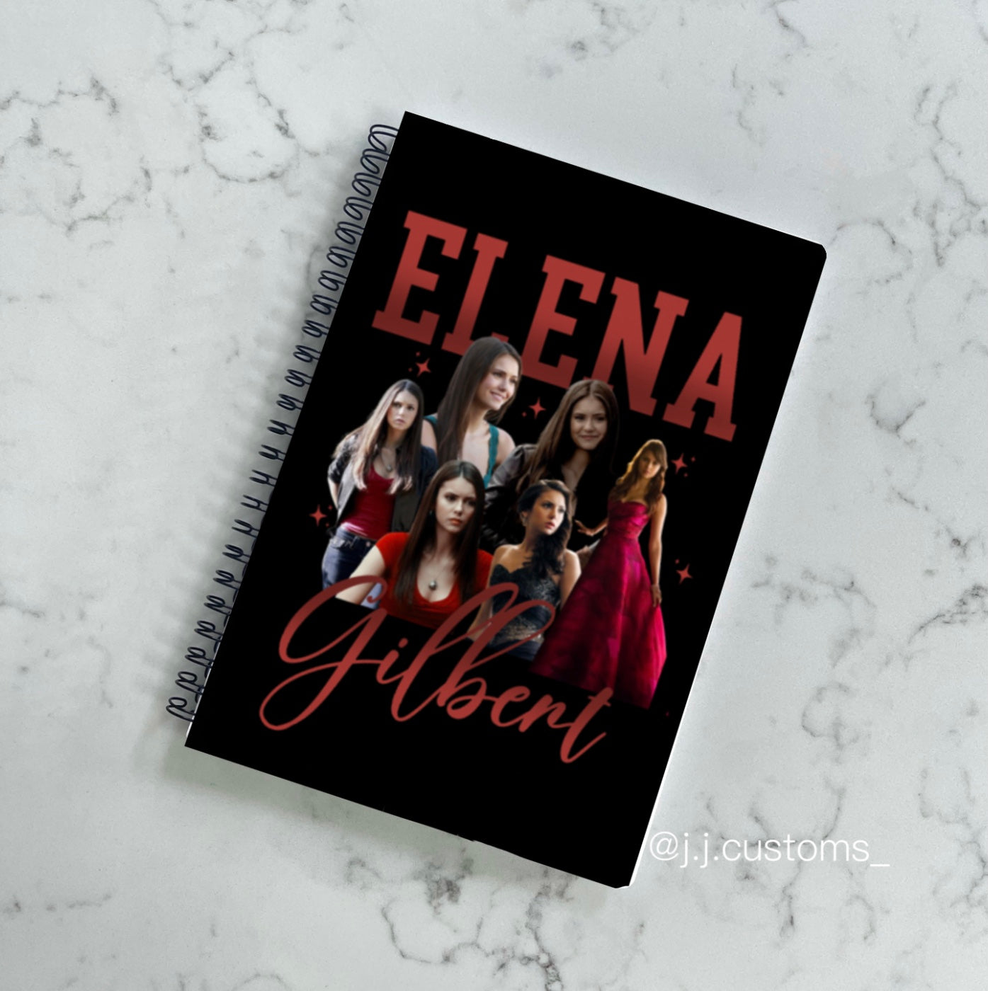 Elena Homage Notebook – JJ Customs
