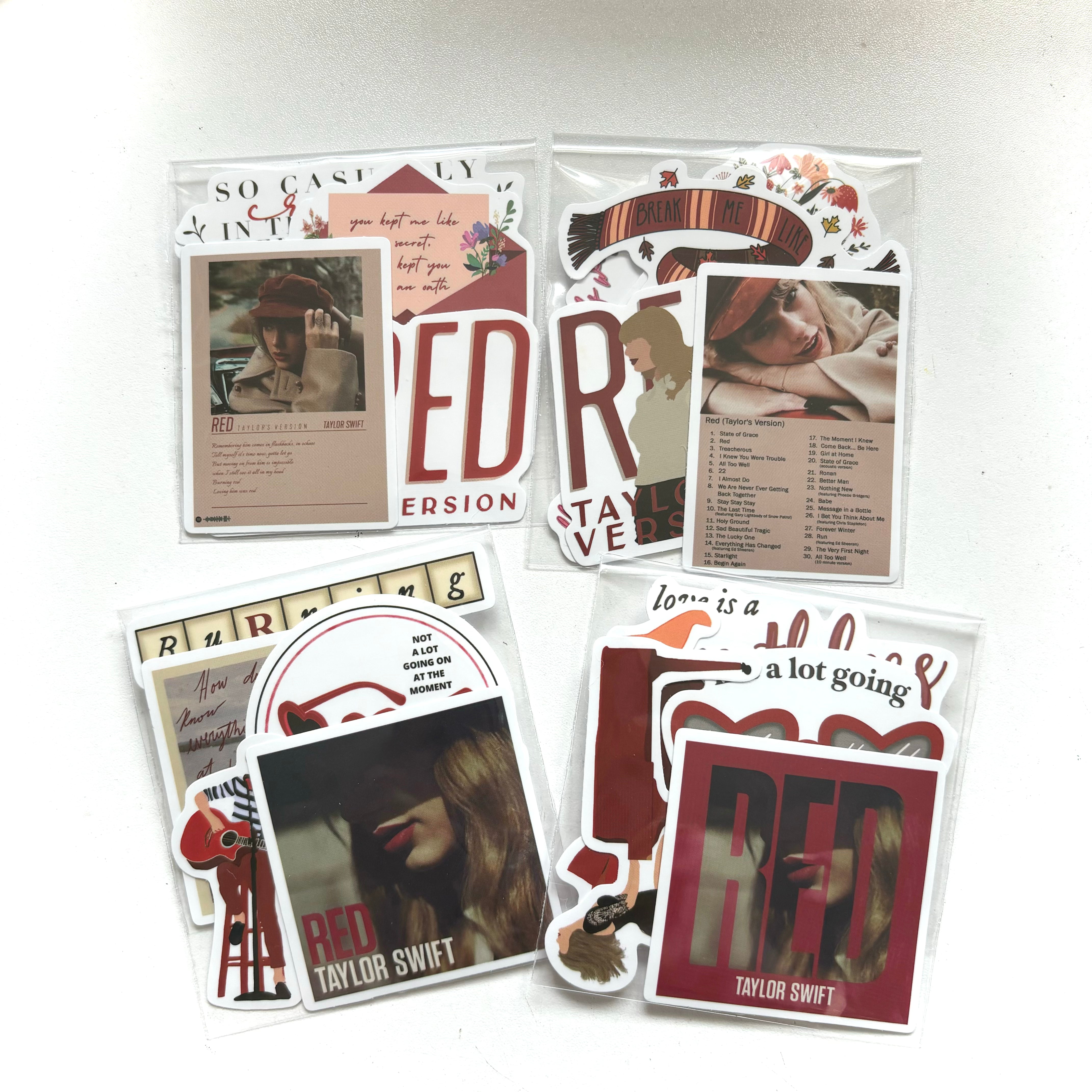 Taylor Sticker Pack RED – JJ Customs