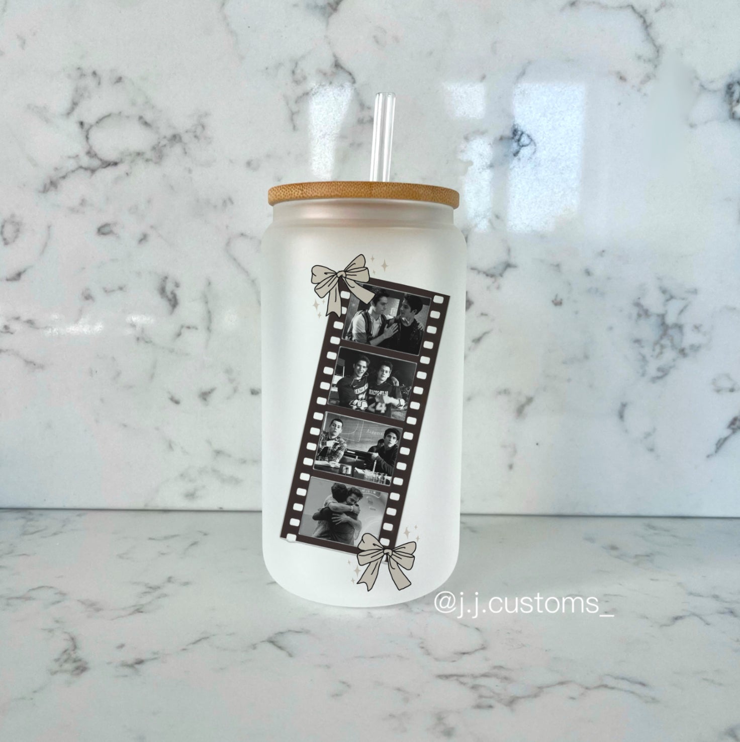 Teen Wolf Photo Booth Glass Tumbler – JJ Customs