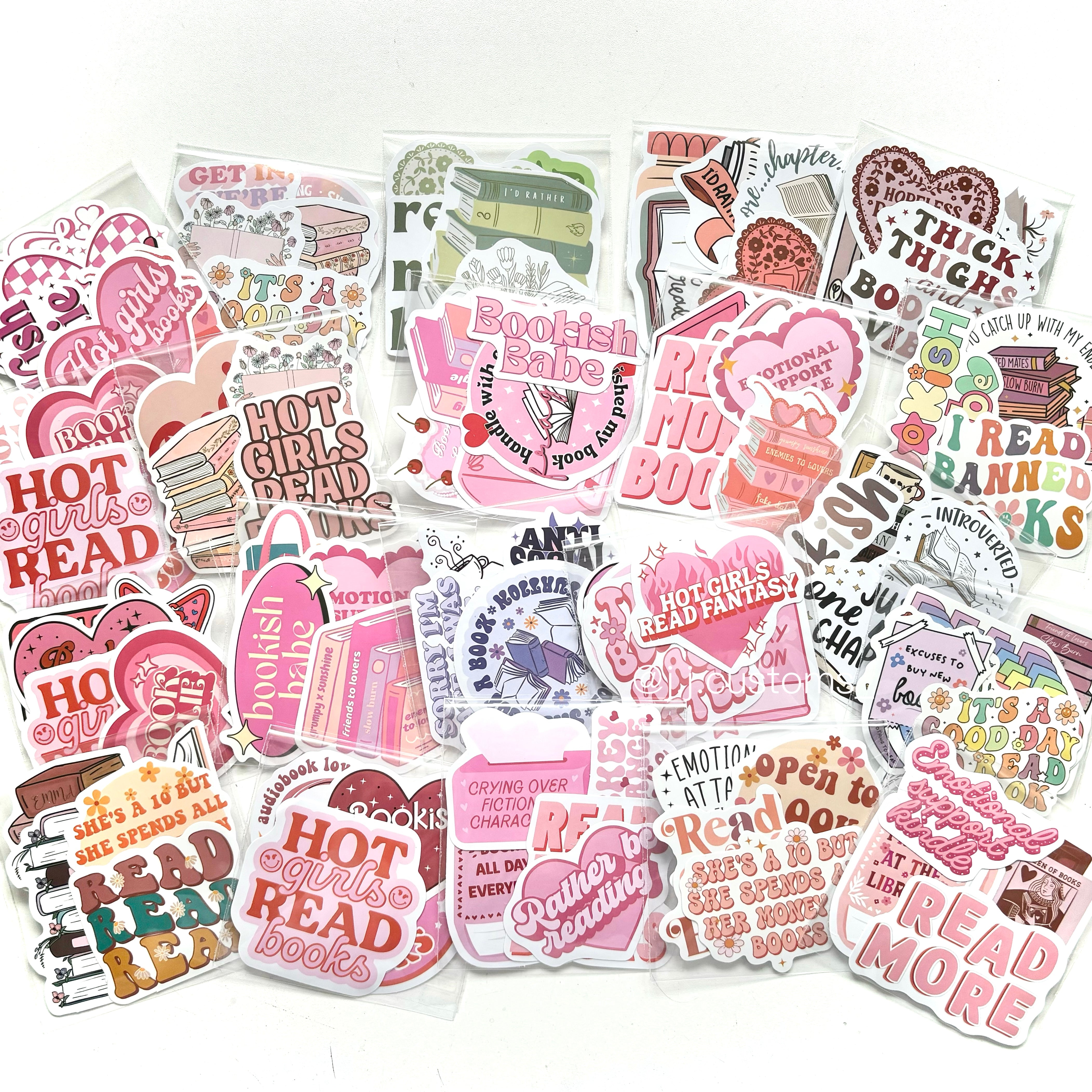 Book Lover Sticker Pack – JJ Customs