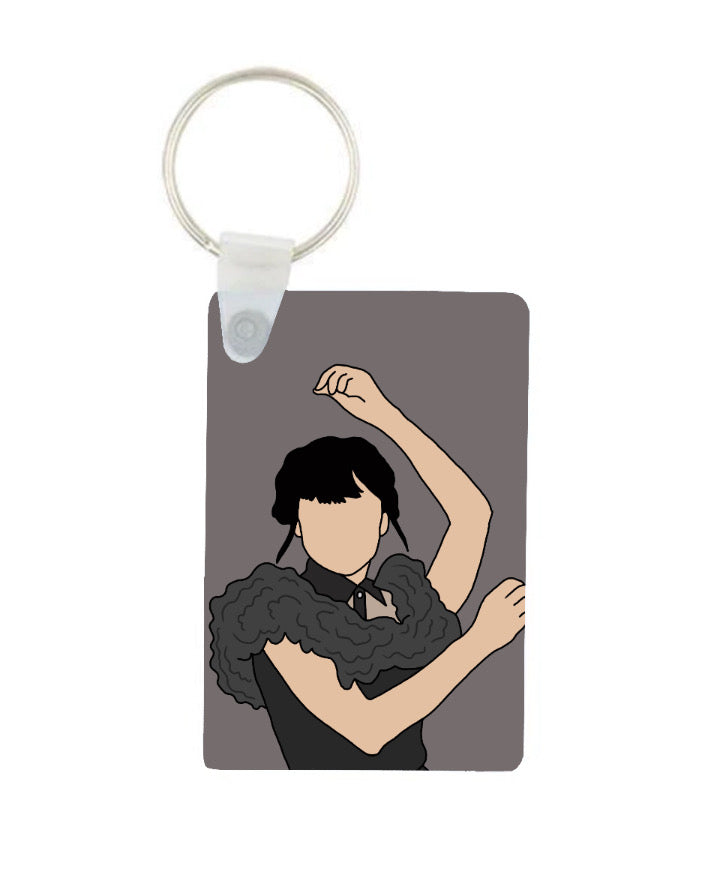Wednesday Dance Keyring – JJ Customs