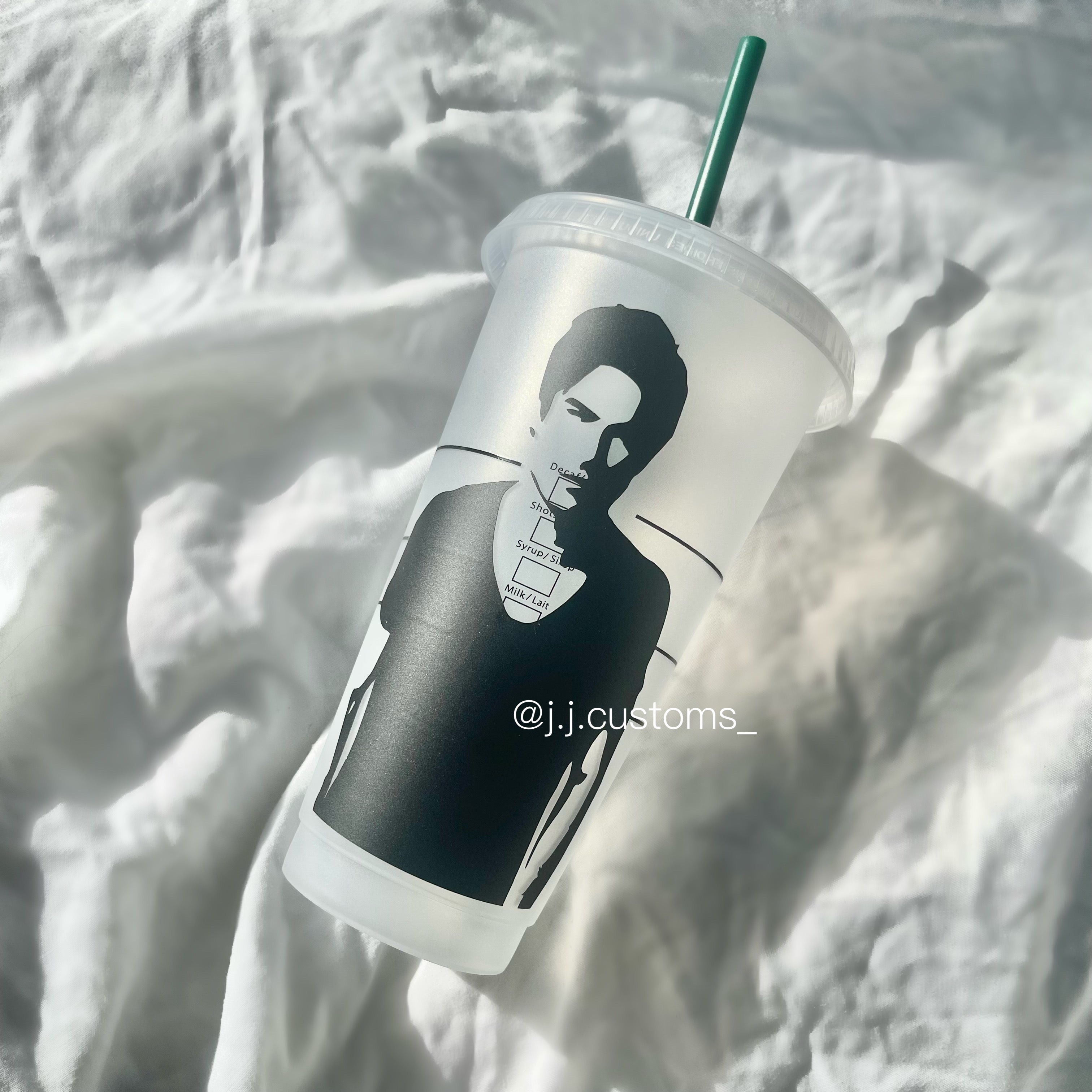 Damon Black & White Cup – JJ Customs