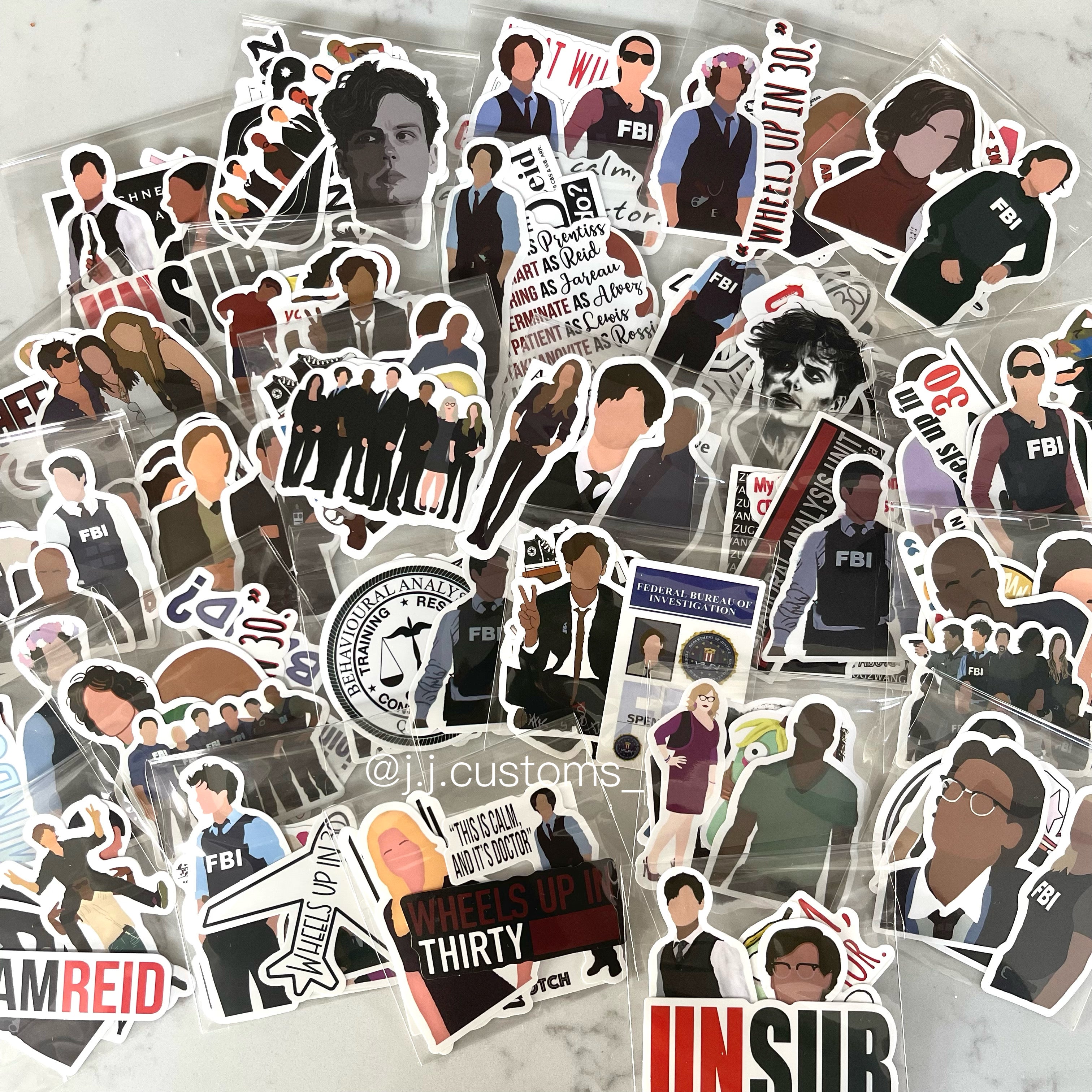 Criminal Minds Sticker Pack – JJ Customs