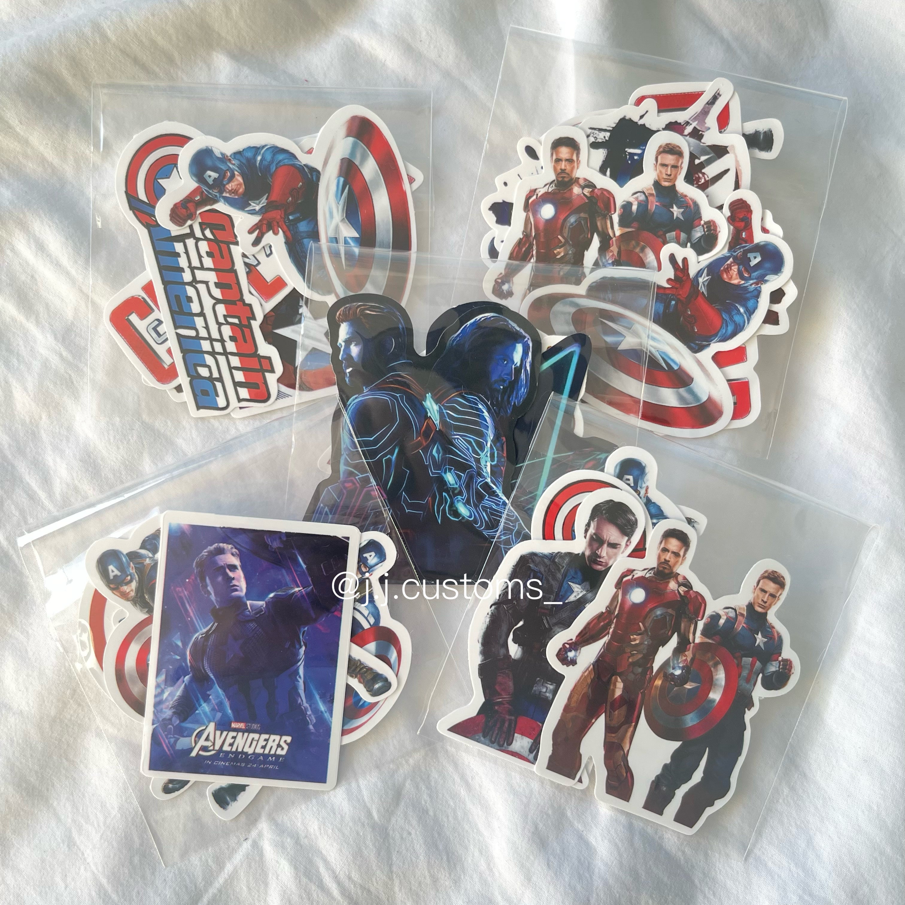 Cap Sticker Pack – JJ Customs
